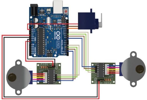 arduino-uno-robot-arduino-uno-cnc-step-motor-servo - Điện tử LDNam